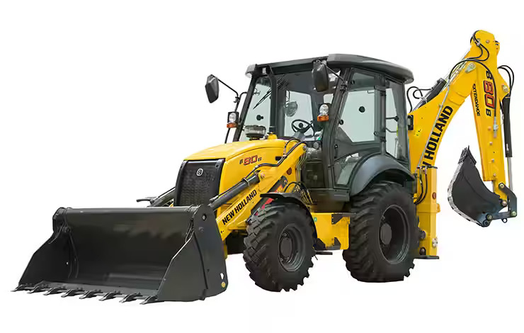 New Holland B80B Backhoe Loader Specs & Dimensions (2022 - 2025 ...