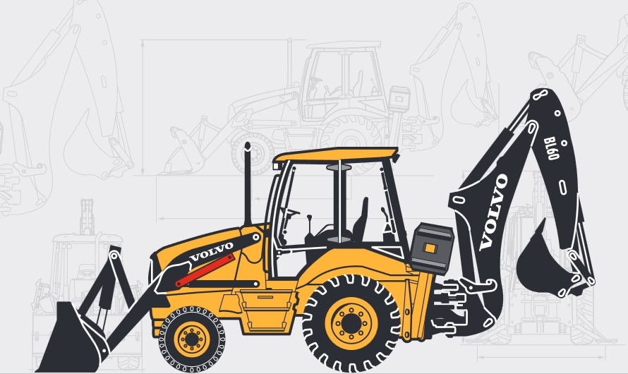 Volvo BL 60 Backhoe Loader Specs & Dimensions (2005 - 2011) | LECTURA Specs