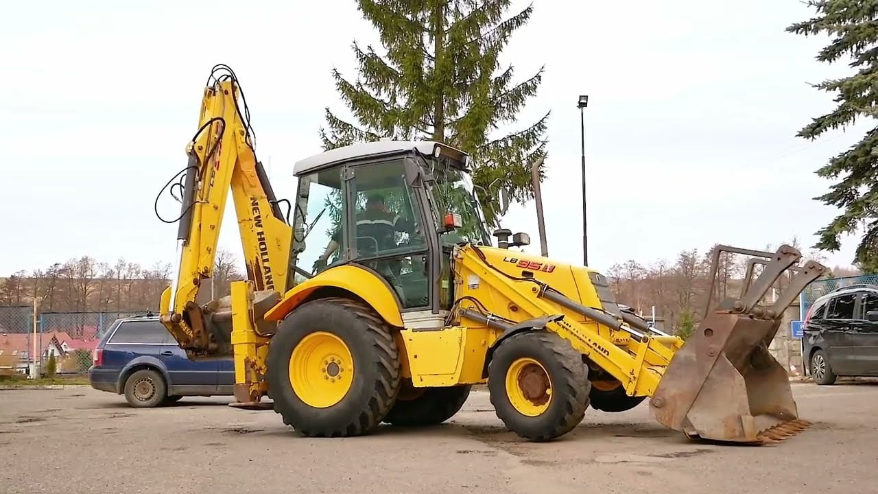 New Holland LB95.B Backhoe Loader Specs & Dimensions (2004 - 2009 ...