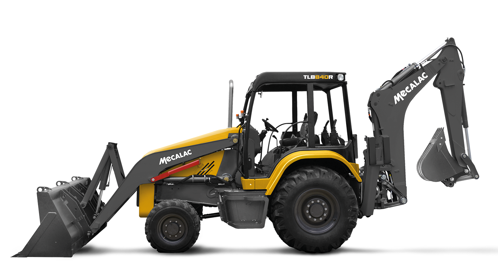 Mecalac TLB840R Backhoe Loader Specs & Dimensions (2018 - 2021 ...