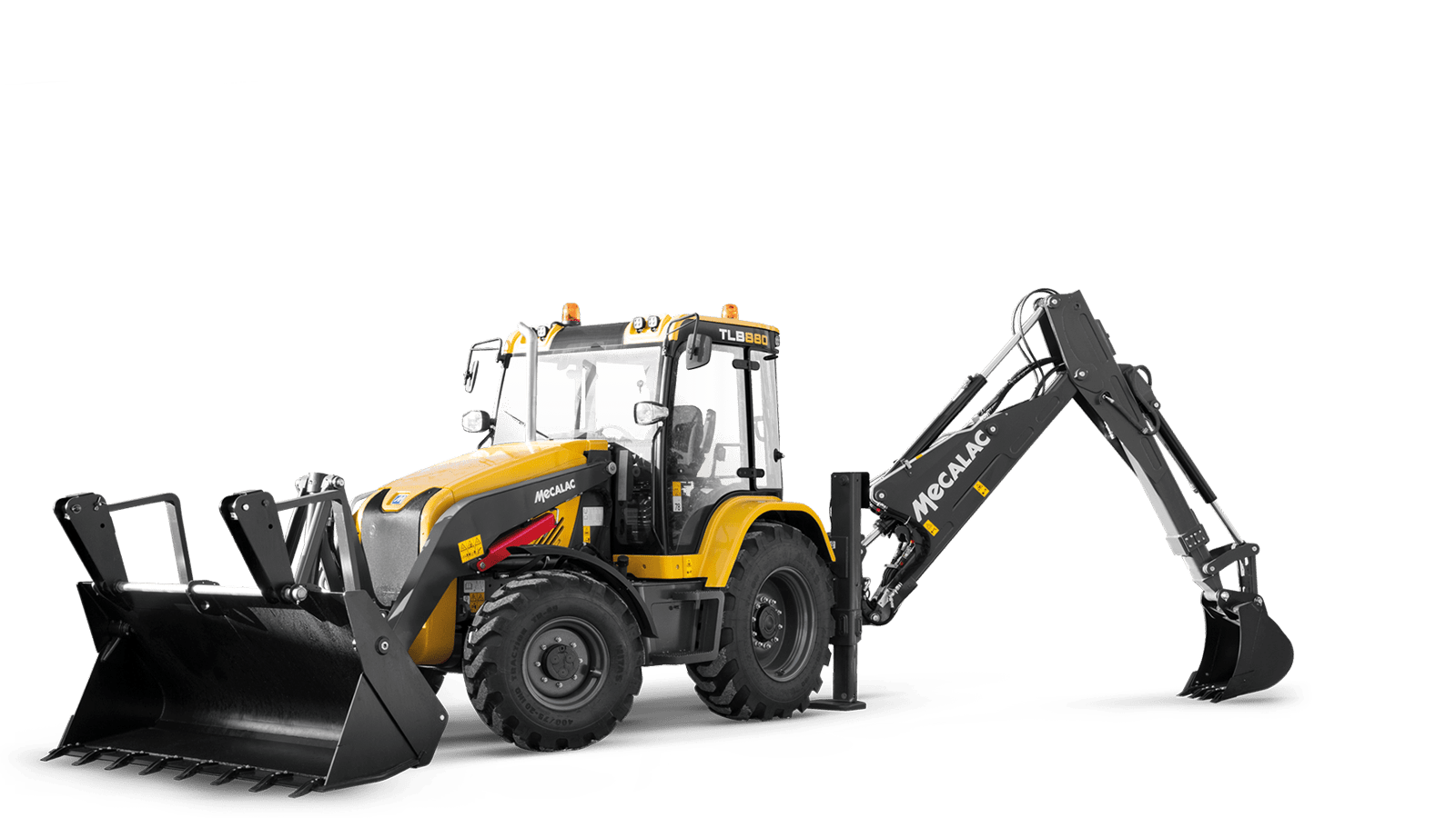 Mecalac TLB880 Backhoe Loader Specs & Dimensions (2021 - 2025 ...