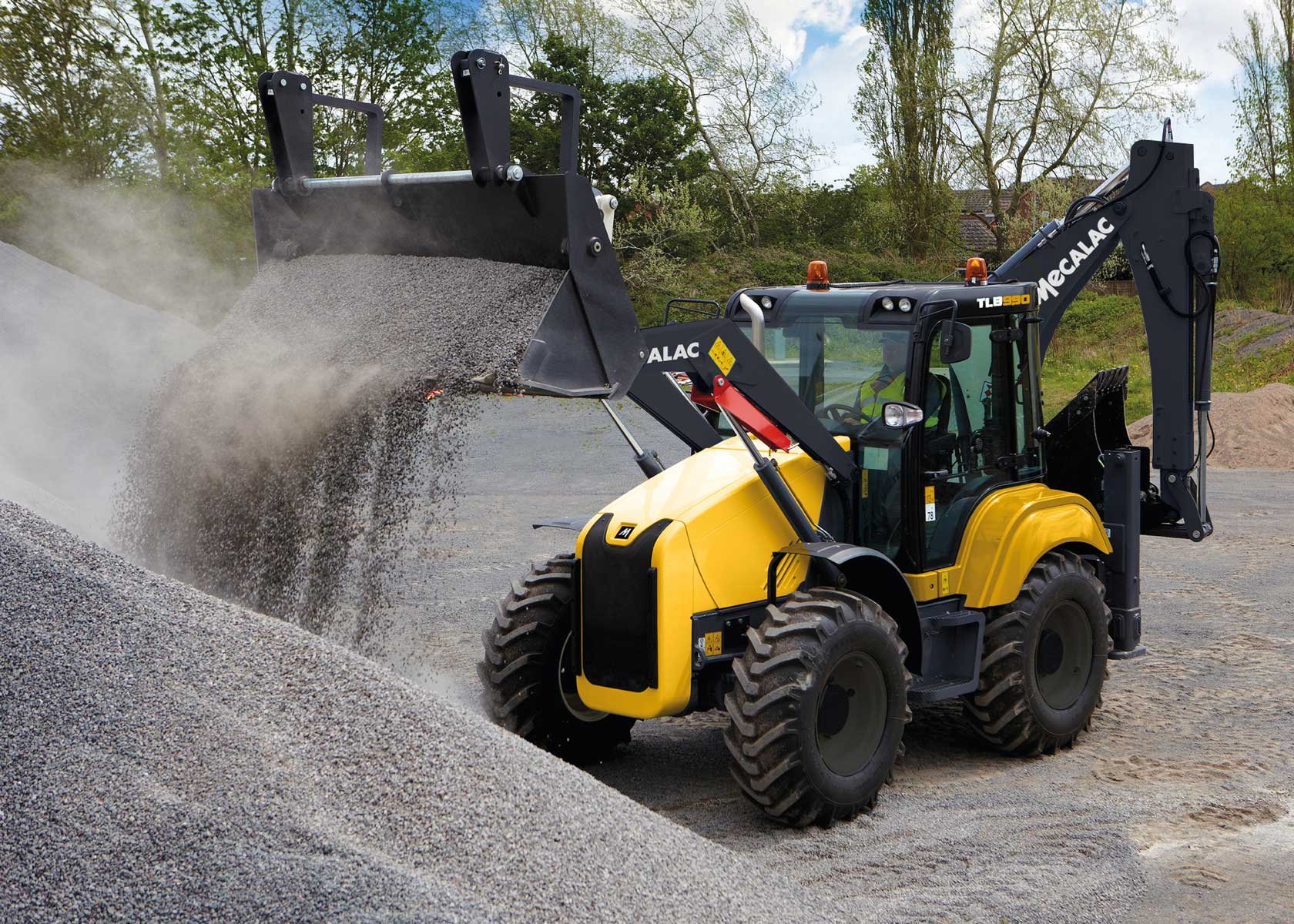 Mecalac TLB990 Backhoe Loader Specs & Dimensions (2017 - 2025 ...