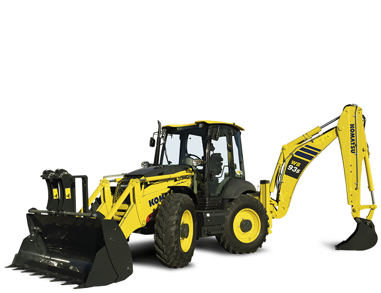 Komatsu WB93S-8E0 Backhoe Loader Specs & Dimensions (2022 - 2025 ...