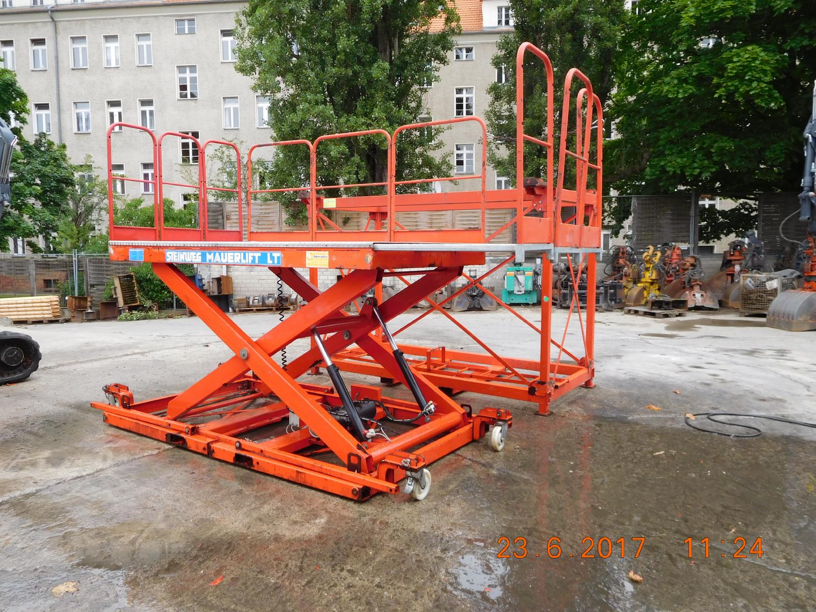 Steinweg Mauerlift LT Specs & Dimensions (1995 - 2000) | Scaffolding ...