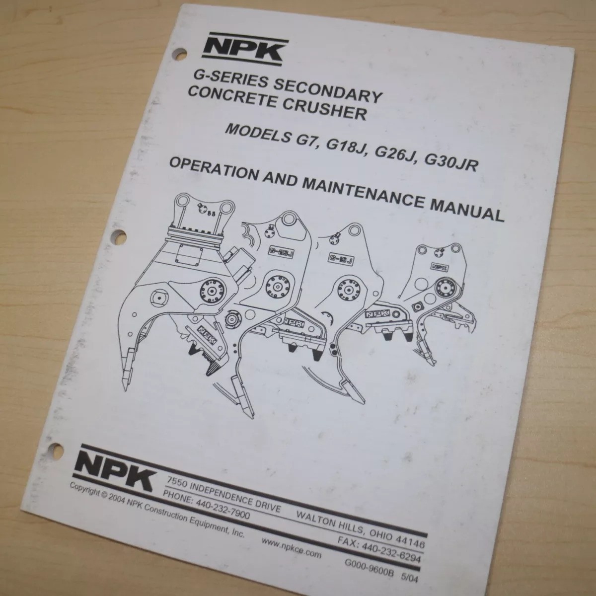 NPK G 30 J Specifications & Technical Data (1998-2007) | LECTURA Specs