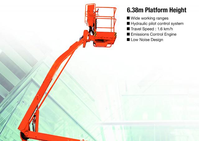 Hitachi HX 64 B 2 Specs & Dimensions ( - 2025) | Crawler Articulating Boom Lifts | LECTURA Specs