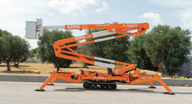 CMC i23 Specs & Dimensions (2023 - 2025) | Crawler Articulating Boom ...