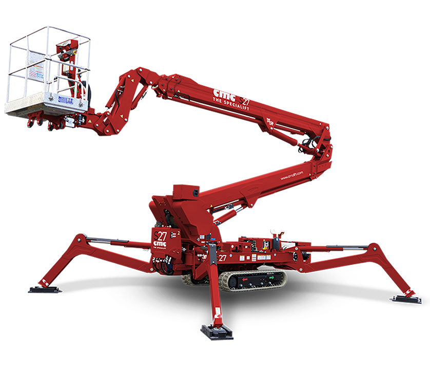 CMC S27 Specs & Dimensions (2022 - 2025) | Crawler Articulating Boom ...