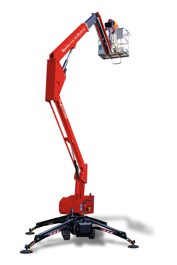 Platform Basket SPIDER 15.75 Specs (2023 - 2025) | Crawler Articulating ...