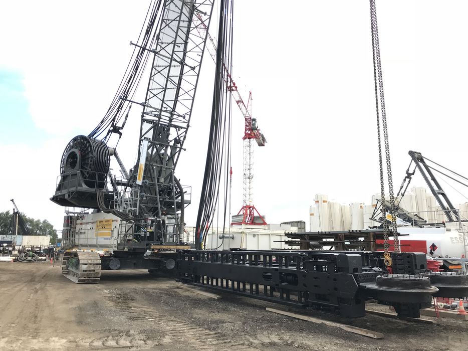 Sennebogen 6140E crane - load chart, specs & dimensions (2022 - 2025) | LECTURA Specs