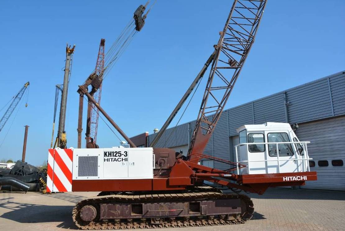 Hitachi KH 125-3 crane - load chart, specs & dimensions (1998 - 1999 ...