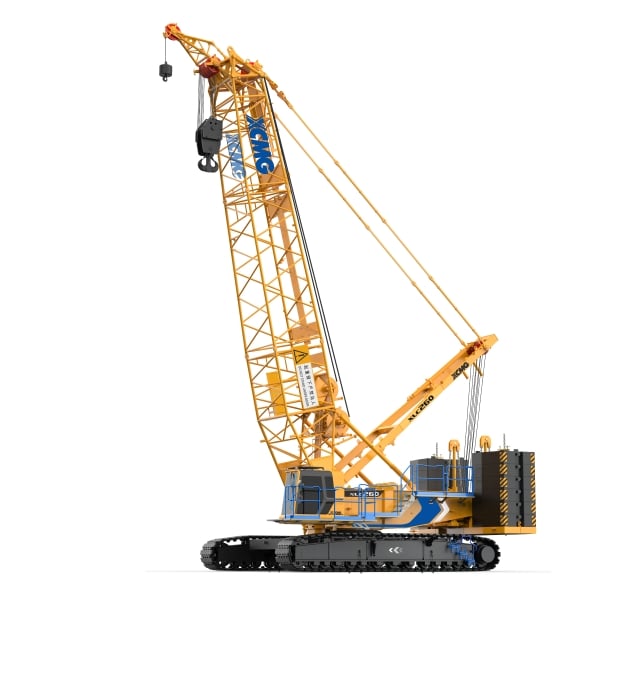 XCMG XLC260 crane - load chart, specs & dimensions (2023 - 2025 ...