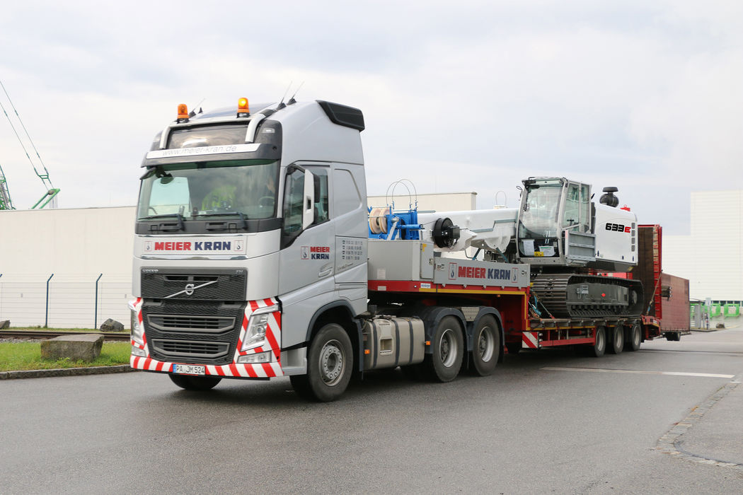 Sennebogen 633E crane - load chart, specs & dimensions (2021 - 2023 ...