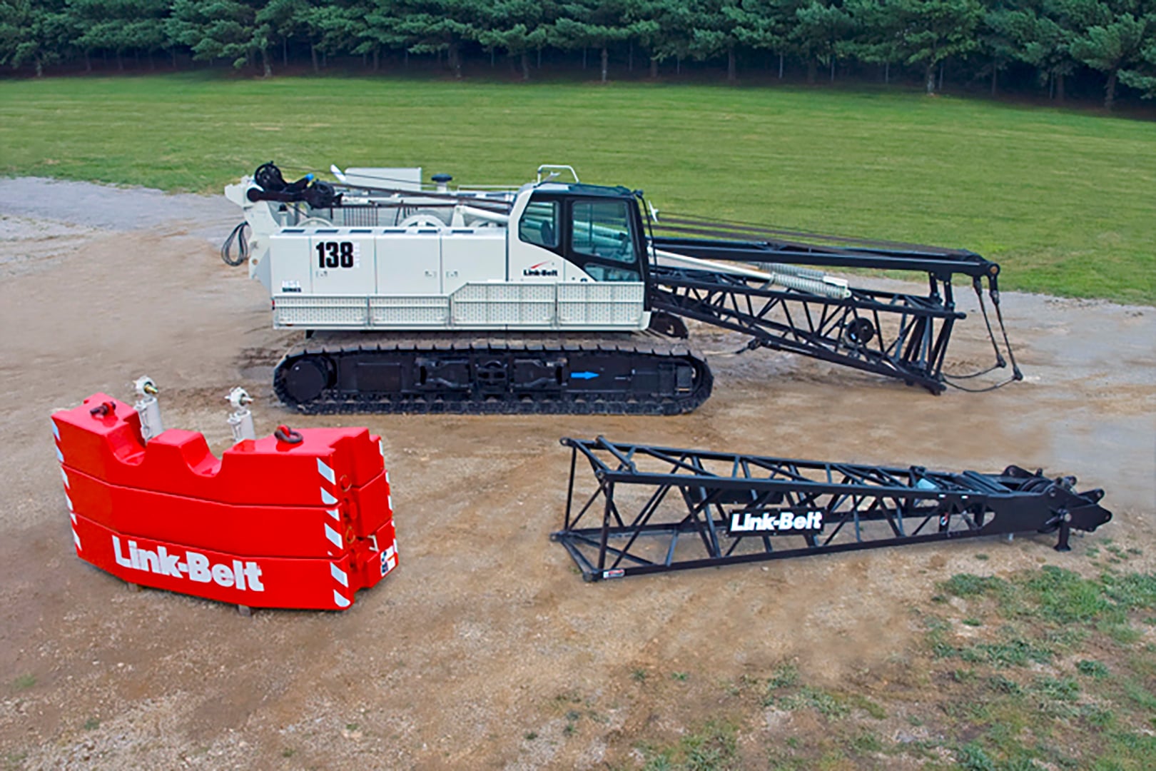 Link-Belt 138 HSL crane - load chart, specs & dimensions (2017 - 2025 ...