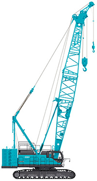 Kobelco CKE1350G crane - load chart, specs & dimensions (2017 - 2025) | LECTURA Specs