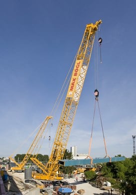 Liebherr LR 1350/1 crane - load chart, specs & dimensions (2018 - 2025 ...