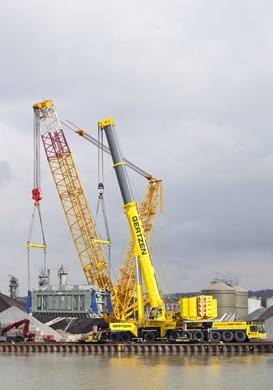 Liebherr LR 1350/1 crane - load chart, specs & dimensions (2018 - 2025 ...