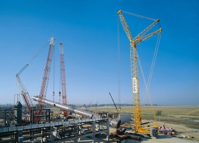 Liebherr LR 1350/1 crane - load chart, specs & dimensions (2018 - 2025 ...