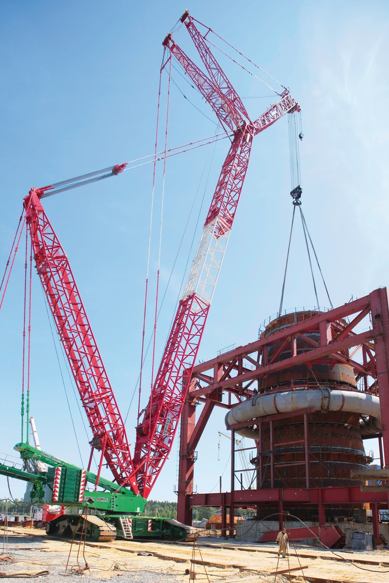 Liebherr LR 1750/2 crane - load chart, specs & dimensions (2017 - 2025 ...