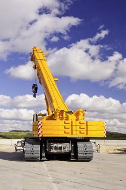 Liebherr LTR 1220 crane - load chart, specs & dimensions (2014 - 2025 ...