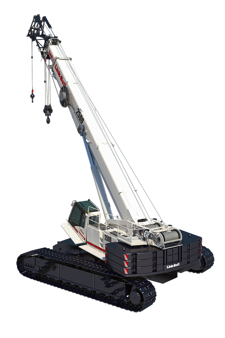 Link-Belt TCC-2500 crane - load chart, specs & dimensions (2017 - 2025 ...