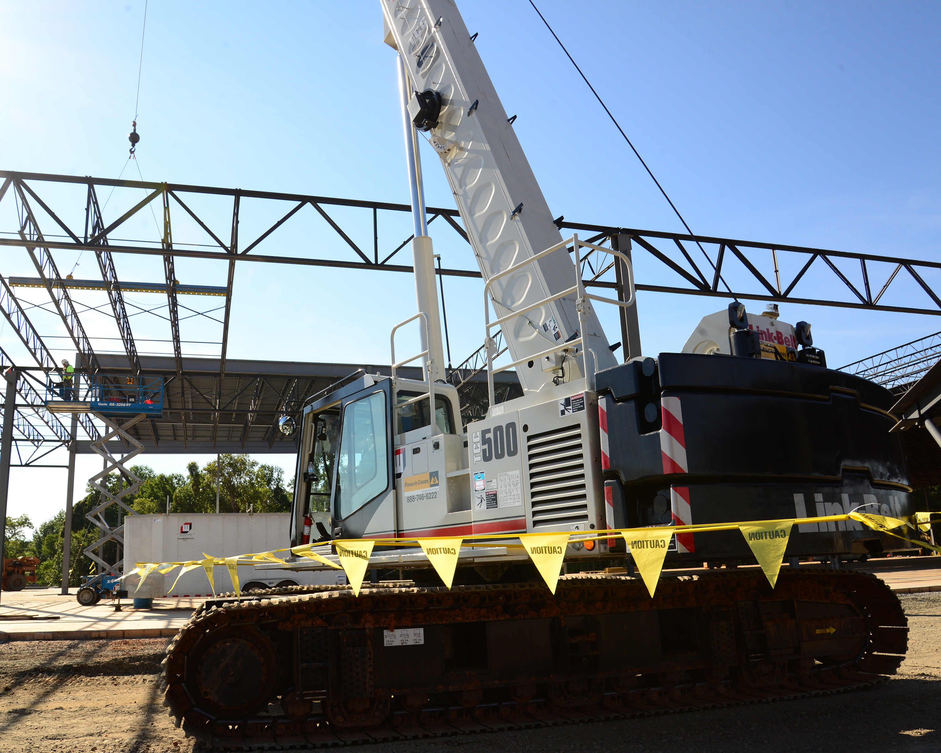 Link-Belt TCC-500 crane - load chart, specs & dimensions (2017 - 2025 ...