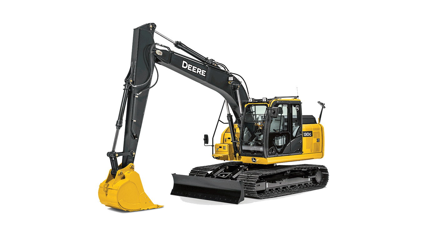 John Deere Construction 130G excavator specs & dimensions (2017 - 2025) | Diggers | LECTURA Specs