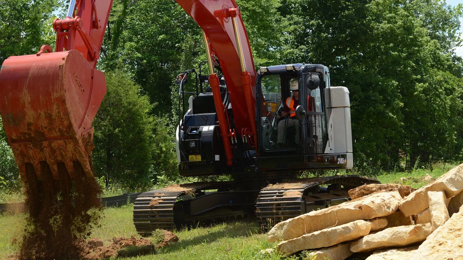 Link-Belt 245 X4 Spin Ace excavator specs & dimensions (2019 - 2025 ...