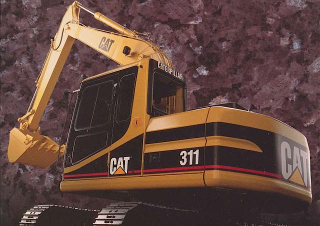 Caterpillar 311 excavator specs & dimensions (1994 - 1997) | Diggers ...