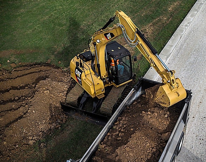 Caterpillar 311 F L RR excavator specs & dimensions (2017 - 2021 ...