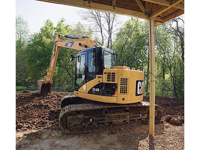 Caterpillar 314D LCR excavator specs & dimensions (2009 - 2014 ...
