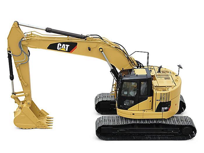Caterpillar 321D LCR excavator specs & dimensions (2007 - 2018 ...