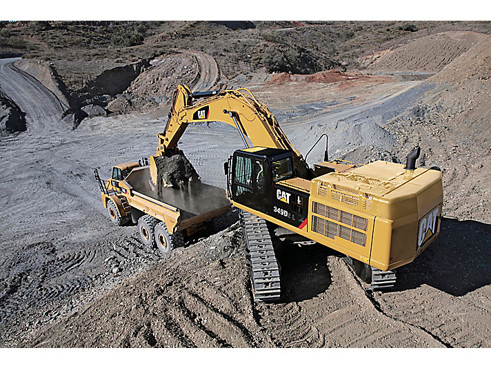 Caterpillar 349D2 excavator specs & dimensions (2019 - 2025) | Diggers ...