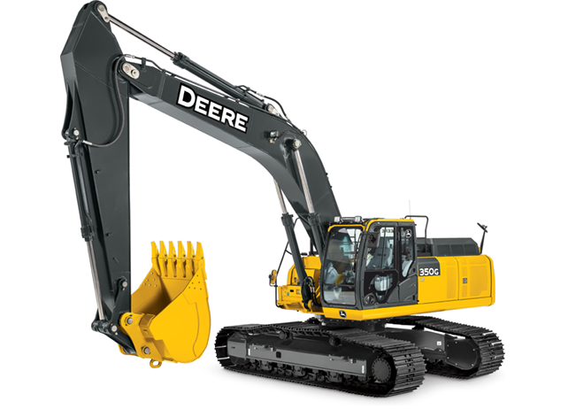 John Deere Construction 350G LC excavator specs & dimensions (2017 ...