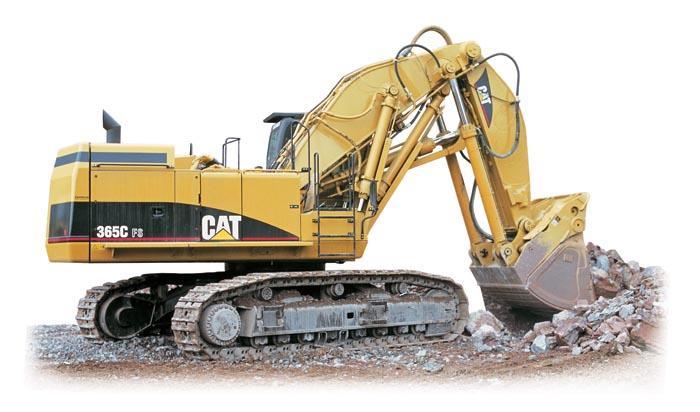 Caterpillar 365 C excavator specs & dimensions (2005 - 2007) | Diggers ...