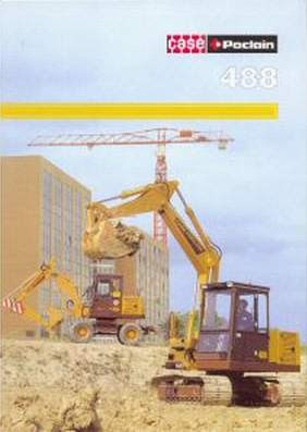 Case Poclain 488 CL excavator specs & dimensions (1988 - 1994 ...