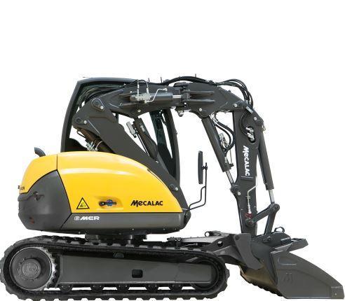 Mecalac 6MCR excavator specs & dimensions (2013 - 2020) | Diggers | LECTURA Specs