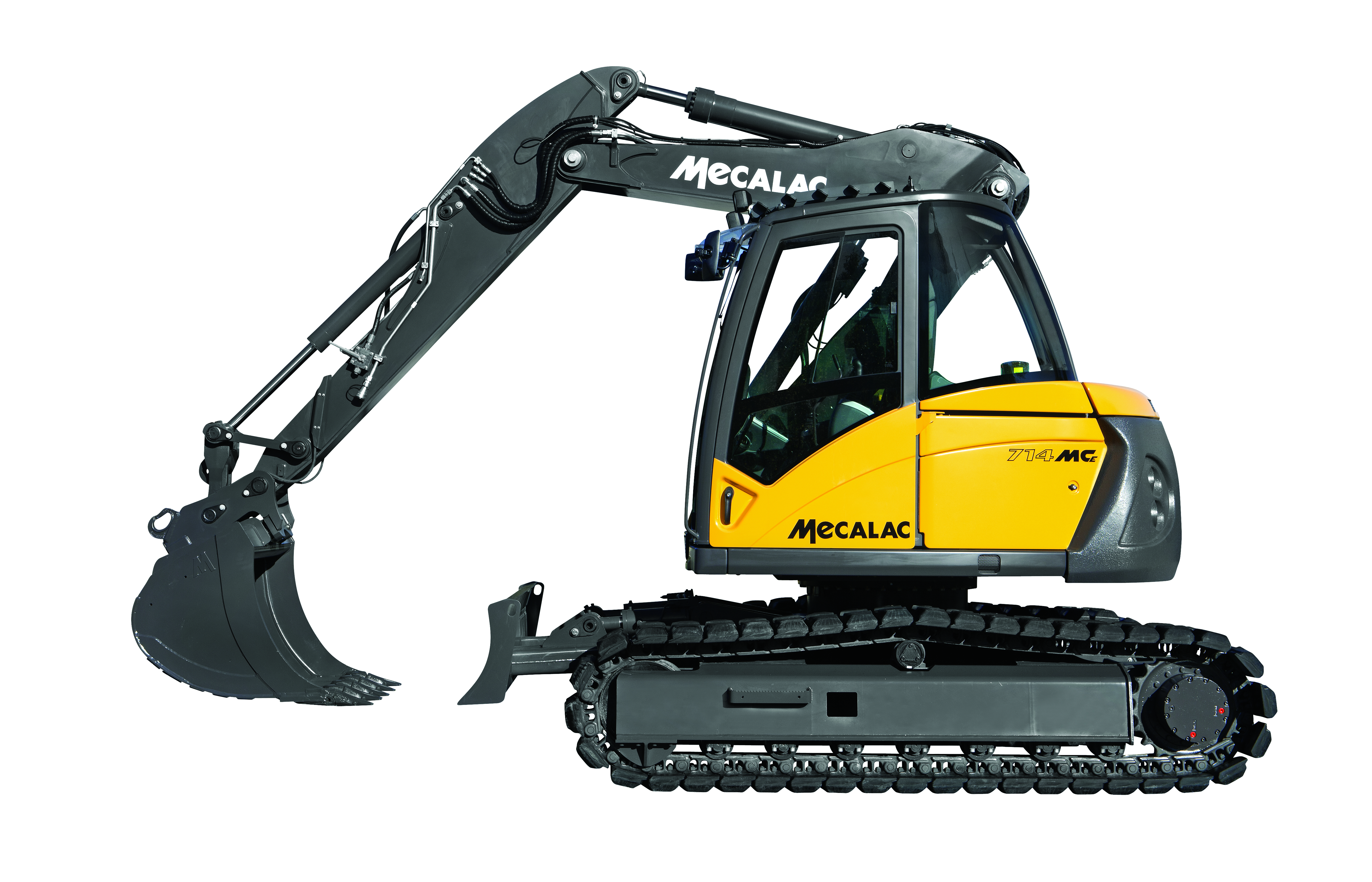 Mecalac 714 MC e excavator specs & dimensions (2012 - 2016) | Diggers ...