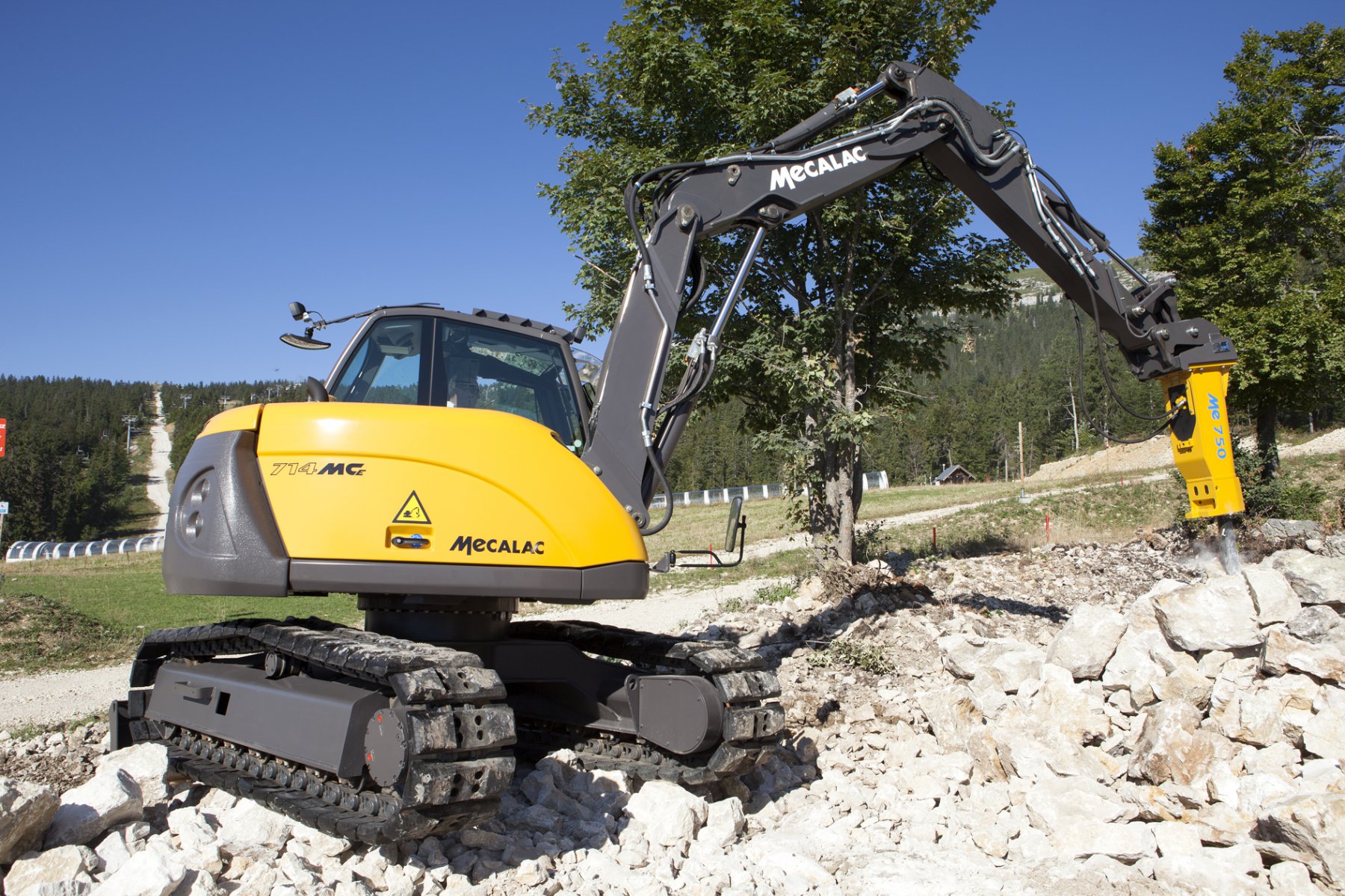 Mecalac 714 MC e excavator specs & dimensions (2016 - 2019) | Diggers ...