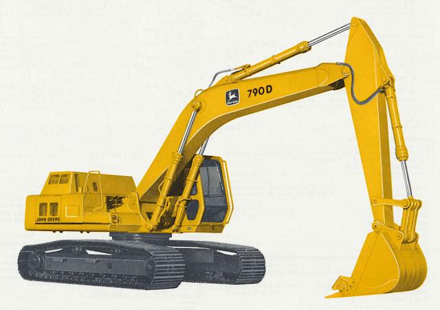 John Deere Construction 790D excavator specs & dimensions (1986 - 2021 ...