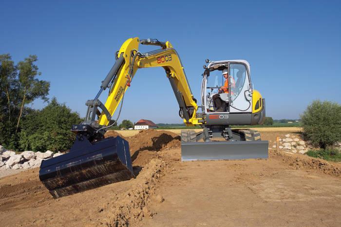 Wacker Neuson 8003 excavator specs & dimensions (2008 - 2015) | Diggers ...