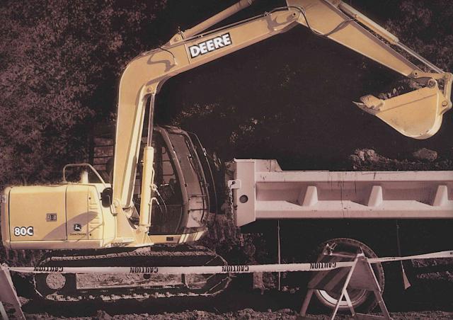 John Deere Construction 80C excavator specs & dimensions (2002 - 2021 ...