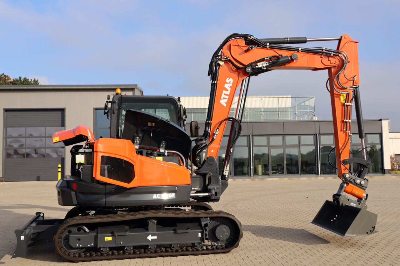 Atlas Kompakt AC 90UF-2PB excavator specs & dimensions (2024 - 2025 ...