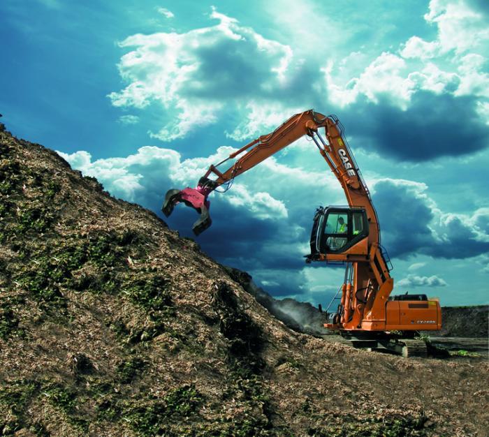 Case CX 240 B LC MH excavator specs & dimensions (2009 - 2012 ...