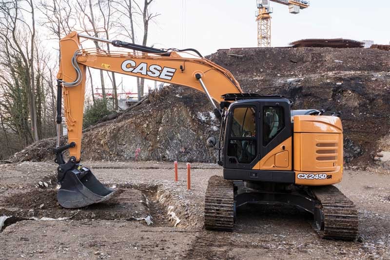 Case CX245D SR excavator specs & dimensions (2017 - 2019) | Diggers ...