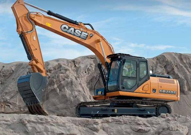 Case CX 250 C LC LongReach excavator specs & dimensions (2012 - 2014 ...