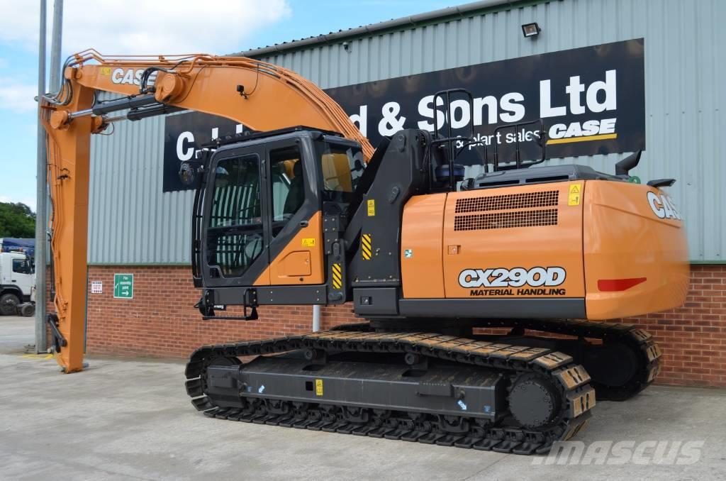 Case CX290D MH excavator specs & dimensions (2016 - 2020) | Diggers ...
