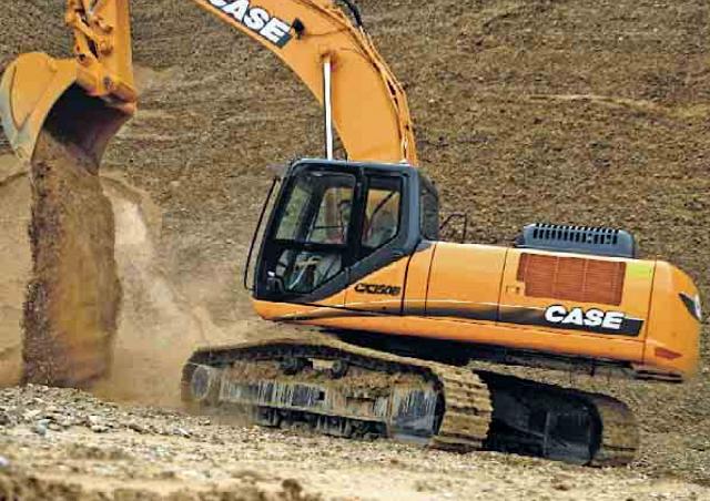Case CX 370 B LC excavator specs & dimensions (2008 - 2012) | Diggers ...