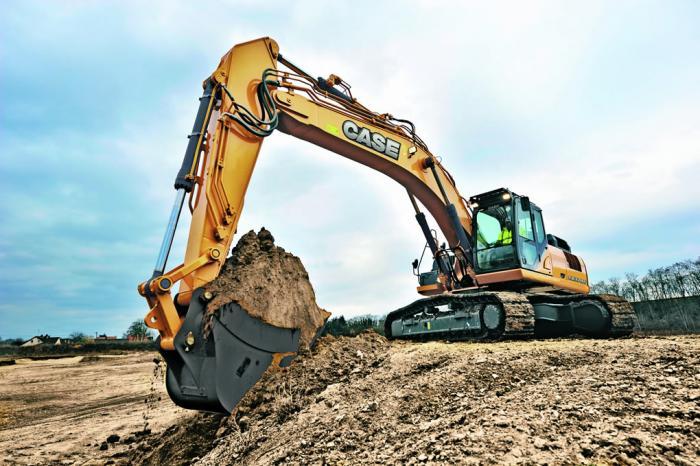Case CX 370 C NLC Mono excavator specs & dimensions (2011 - 2014 ...