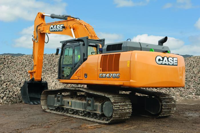 Case CX 470 C LC Mono excavator specs & dimensions (2012 - 2014 ...